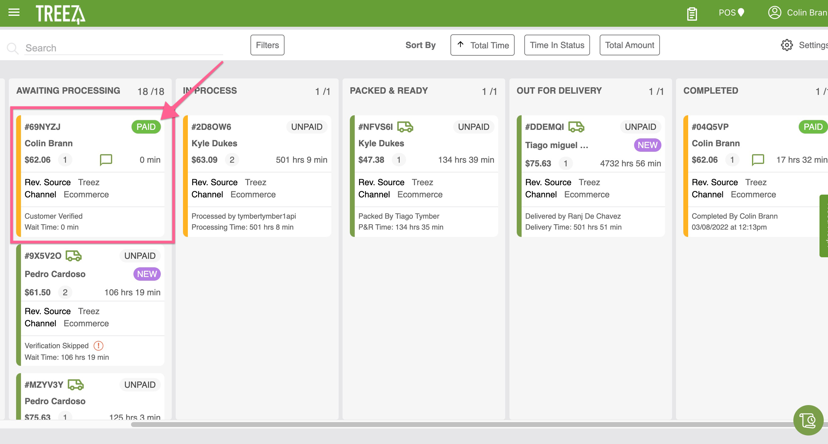 Treez/Blaze and Stronghold Payments: Split Authorization & Capture